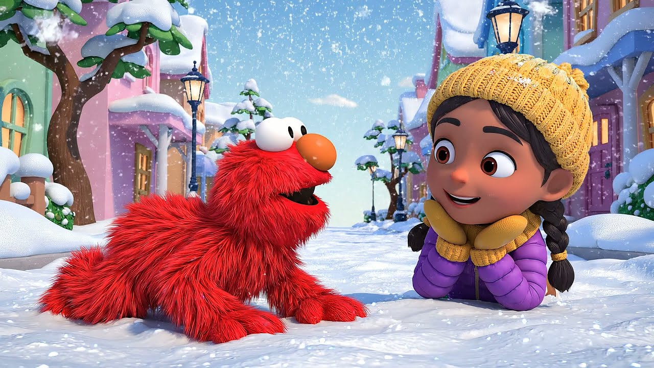 Sesame Street Elmo Baby Lost His Red Mitten | Nursery Rhymes for Kids ...
