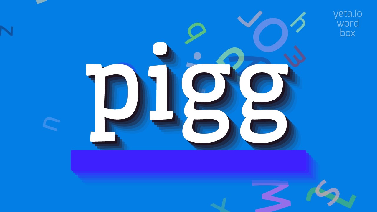 HOW TO SAY PIGG? #pigg - YouTube