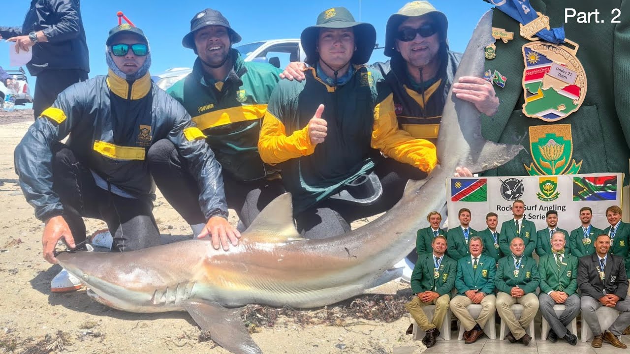Fishing Namibia! Internationals practice days! Bronze Whaler and ...