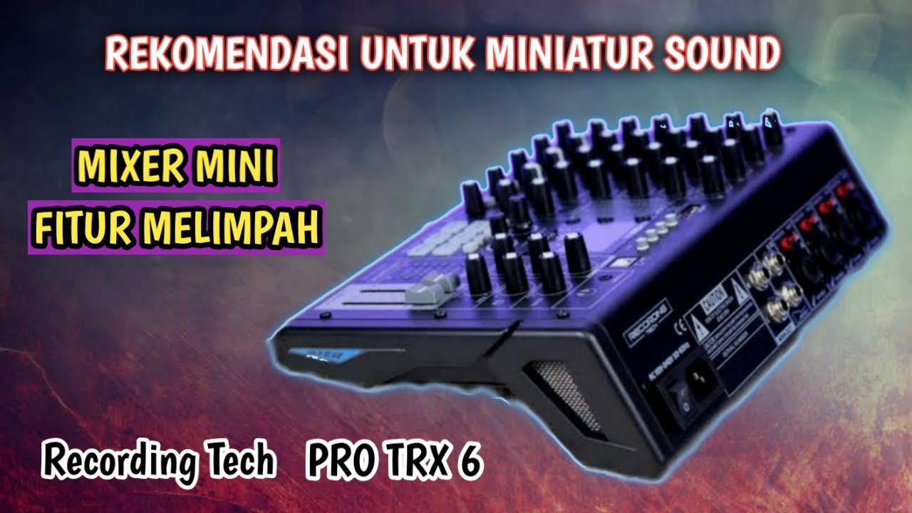 REVIEW MIXER MINI // recording tech, mantap untuk sound rumahan - YouTube