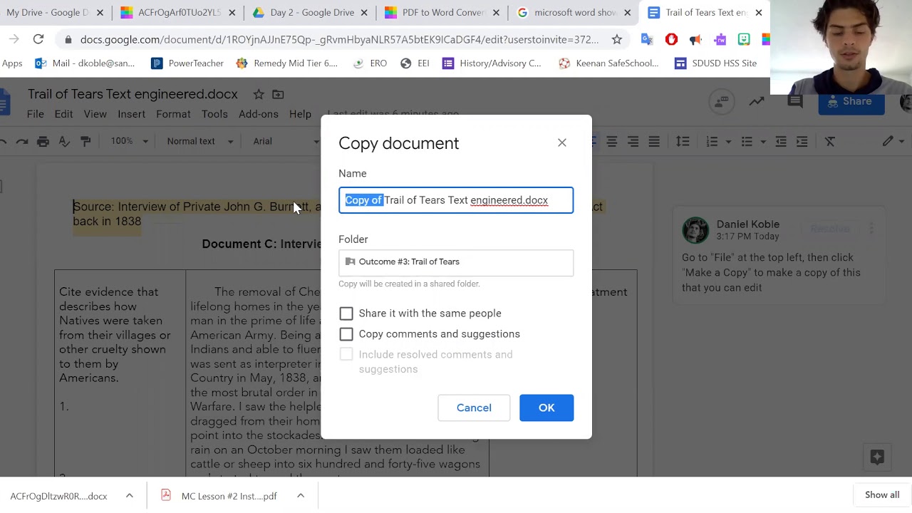 How To Make A Copy On Google Docs YouTube How To Make A Copy On Google Docs YouTube