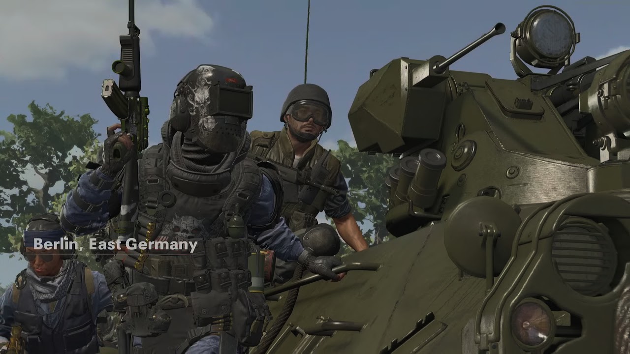 Call of Duty®: Black Ops Cold War - Bulldozer and his M16 gun in action ...