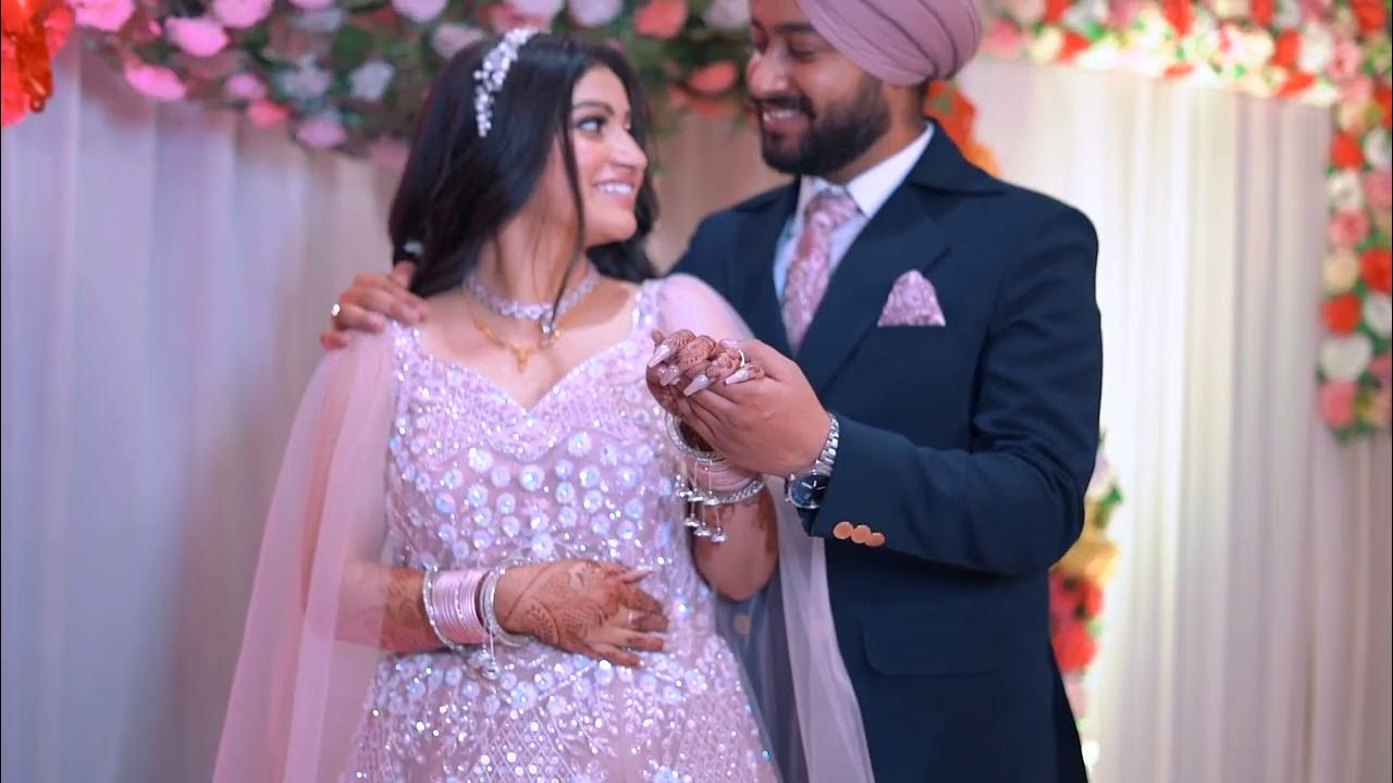 Best Ring Ceremony Highlights 2024 // Sampreet Singh Ramandeep Kaur ( Vikas Photography Panipat ...