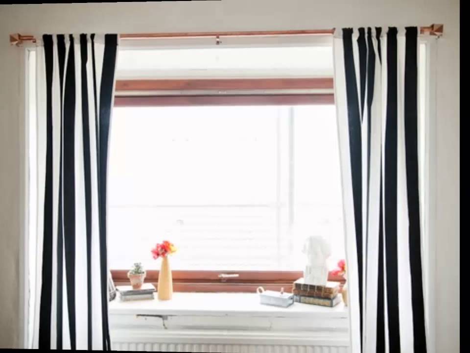DIY easy curtain creative unique rods and finals pinterest ideas - YouTube