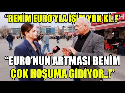 EURO 40 TL OLDU..! VATANDAŞ BU KONU HAKKINDA NE DÜŞÜNÜYOR..! | Sokak Röportajları