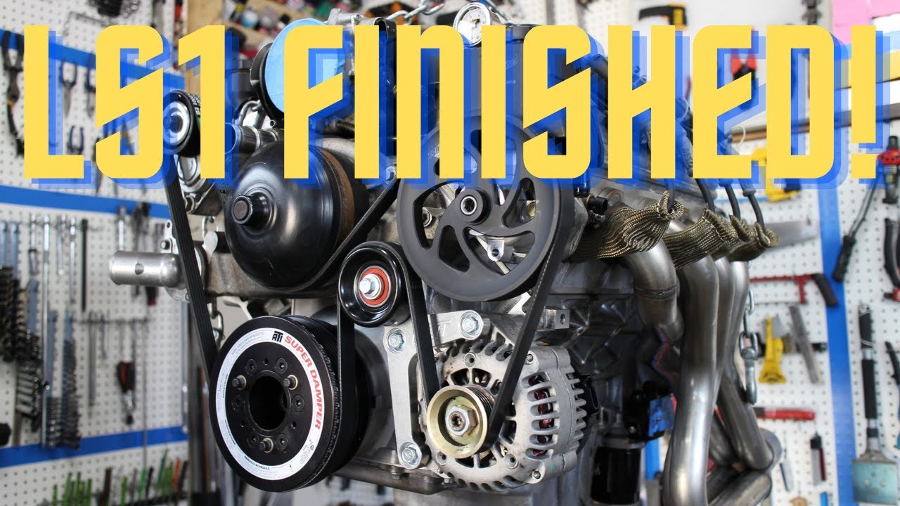 LS1 Accessory Drive & Compression test (Pt15 82-92 Camaro/Firebird LS ...
