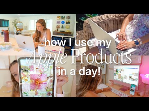 realistic apple ecosystem routine | work, life & content creation!