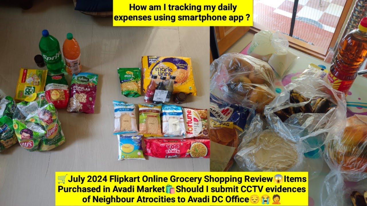 🛒July 2024 Flipkart Online Grocery Shopping Review😱Items Purchased in ...