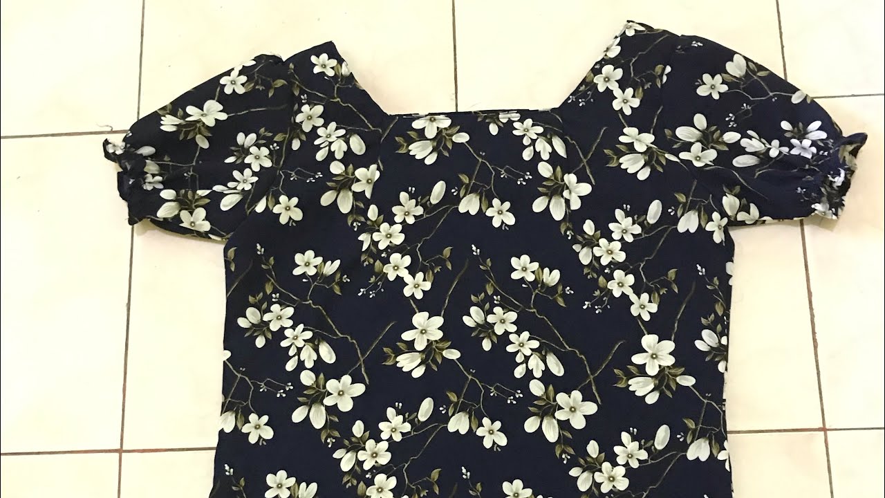 DIY // permak baju kaftan jadi korean blouse // WOW KEREN - YouTube