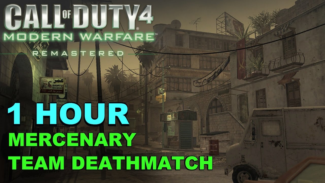 Call Of Duty: Modern Warfare Remastered - 1 Hour Mercenary Team ...