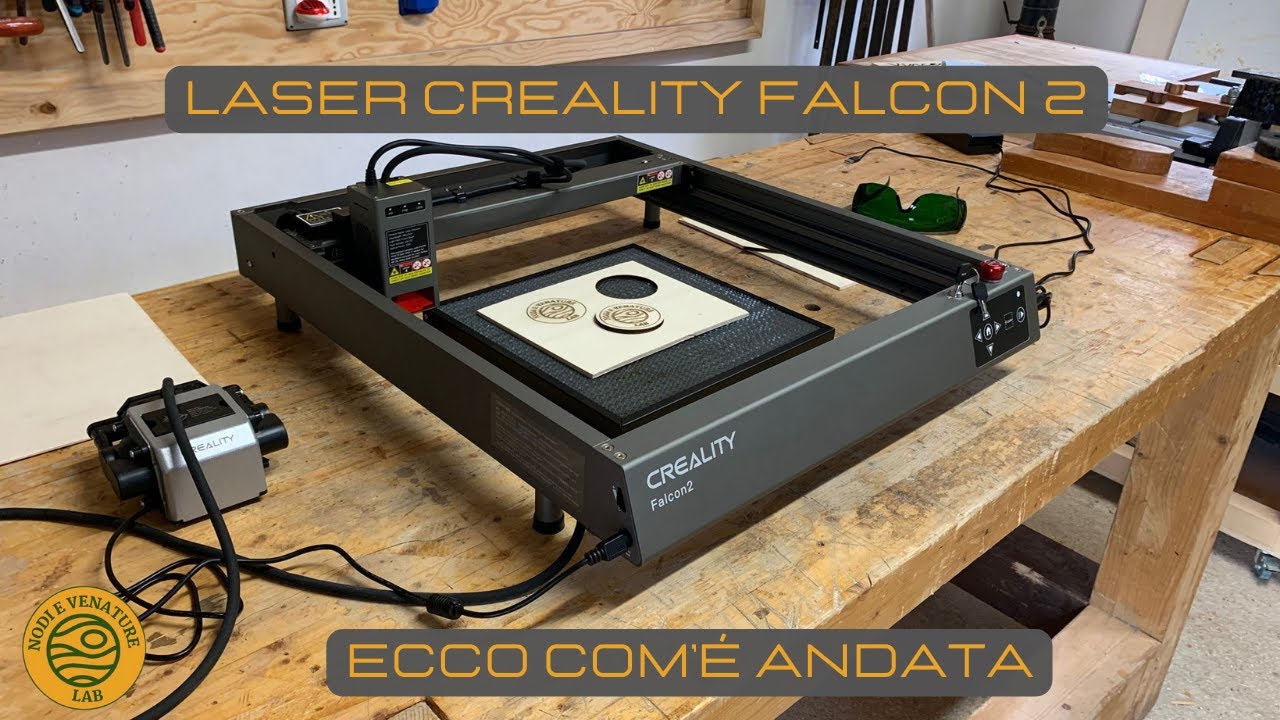 PRIMA ESPERIENZA CON IL LASER FALCON 2 DELLA CREALITY - ECCO COM'É ...