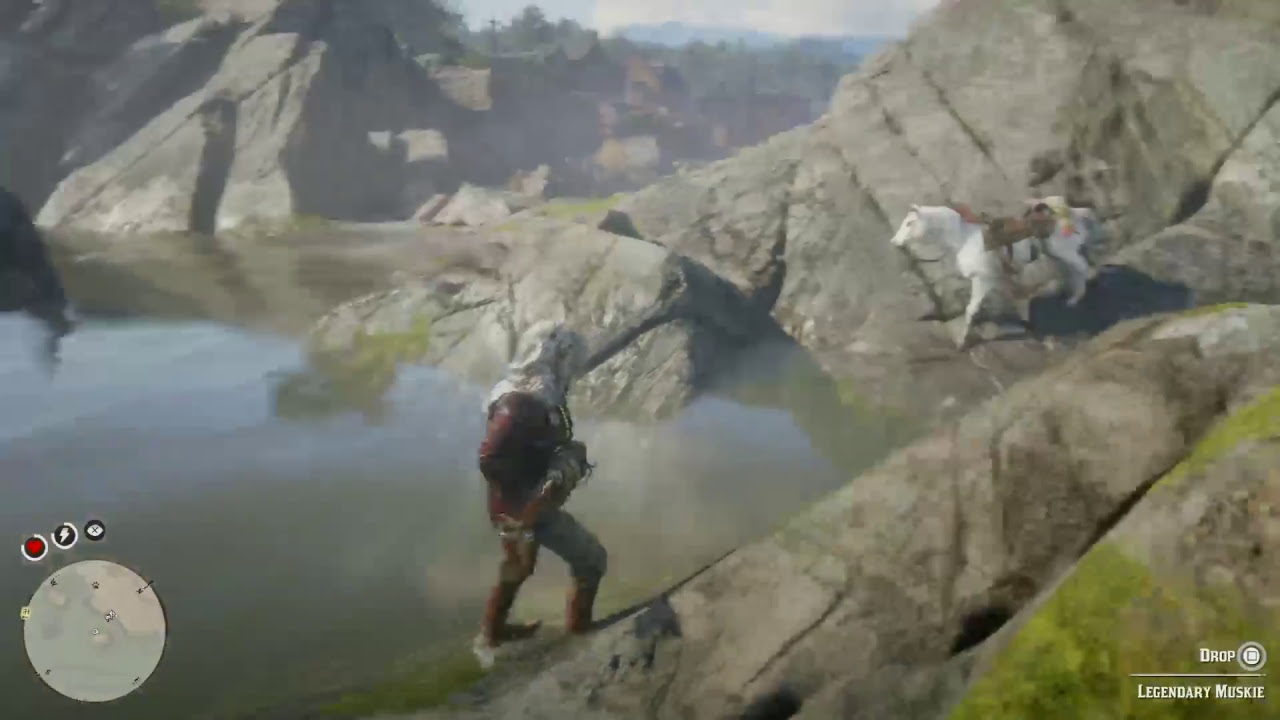 Red Dead Redemption 2 Legendary Muskie - YouTube
