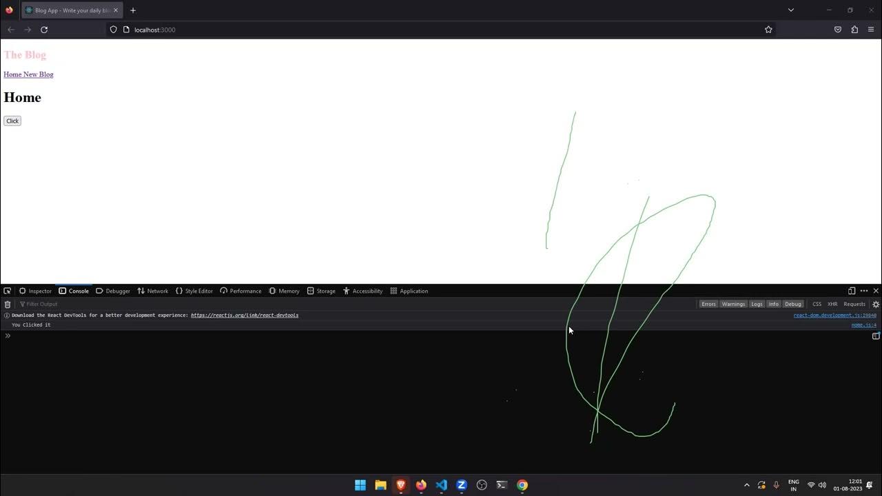 Event Binding In React #reactjs #reacttutorial #eventbinding #html #react - YouTube