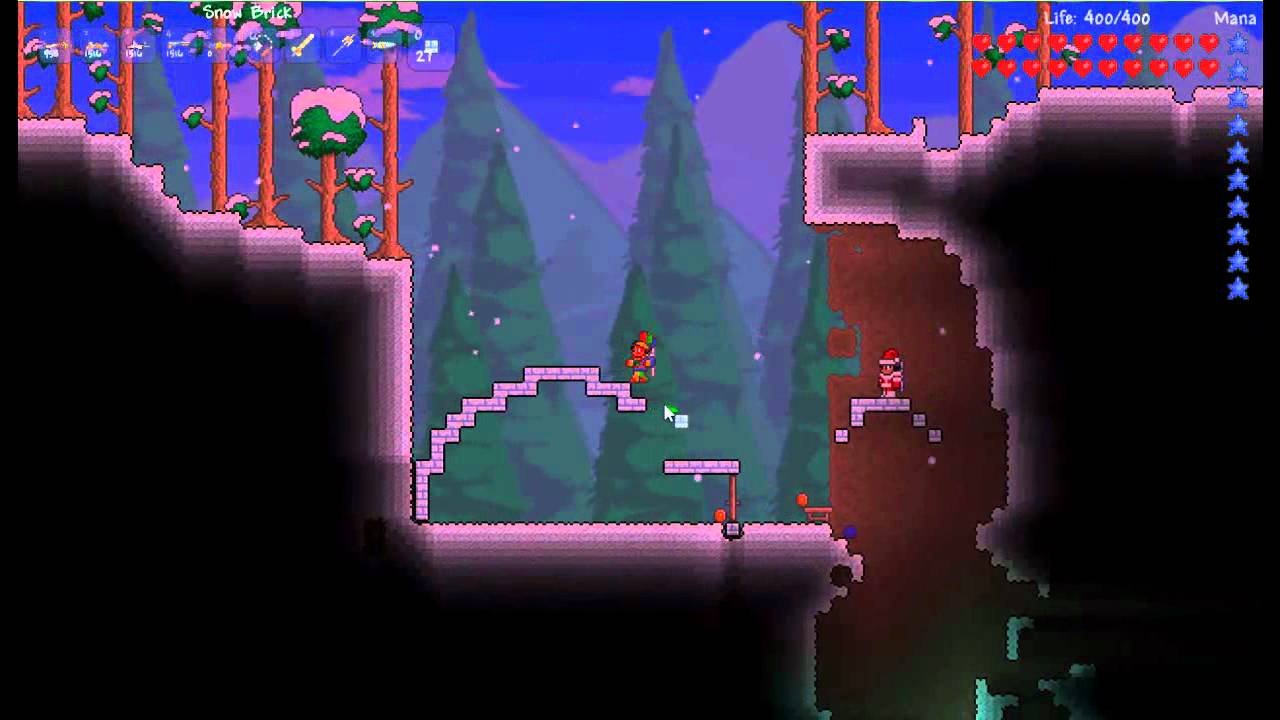 Let's Build Terraria Episode One - "Igloo" - YouTube