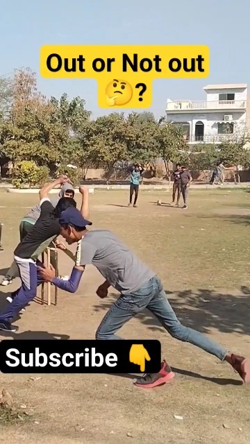 out or not out #shorts #cricket #notout #wicket - YouTube