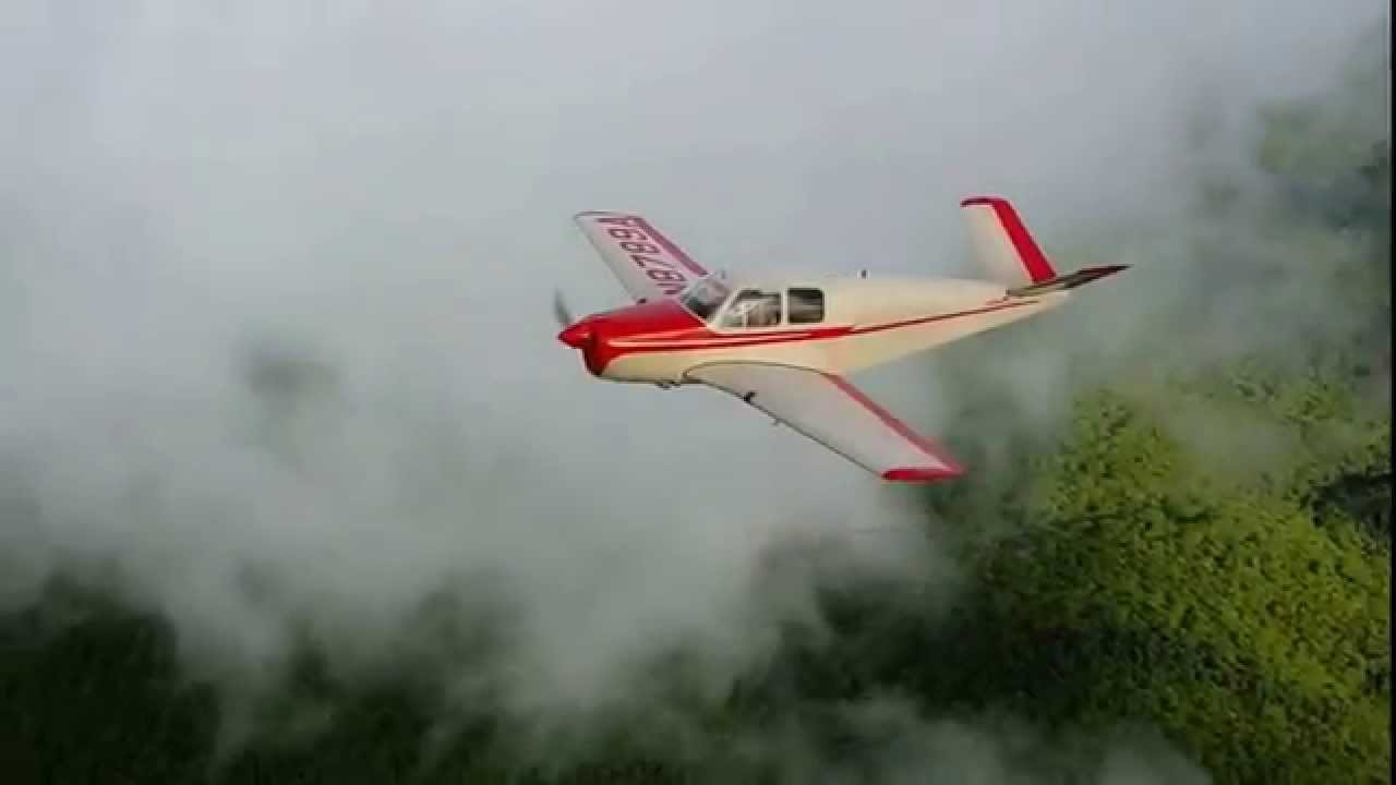 Beechcraft Bonanza air to air cloud flight - YouTube