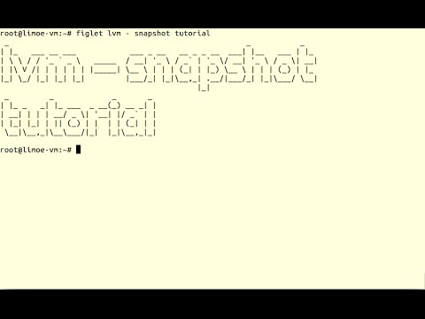 lvm - snapshot tutorial - YouTube