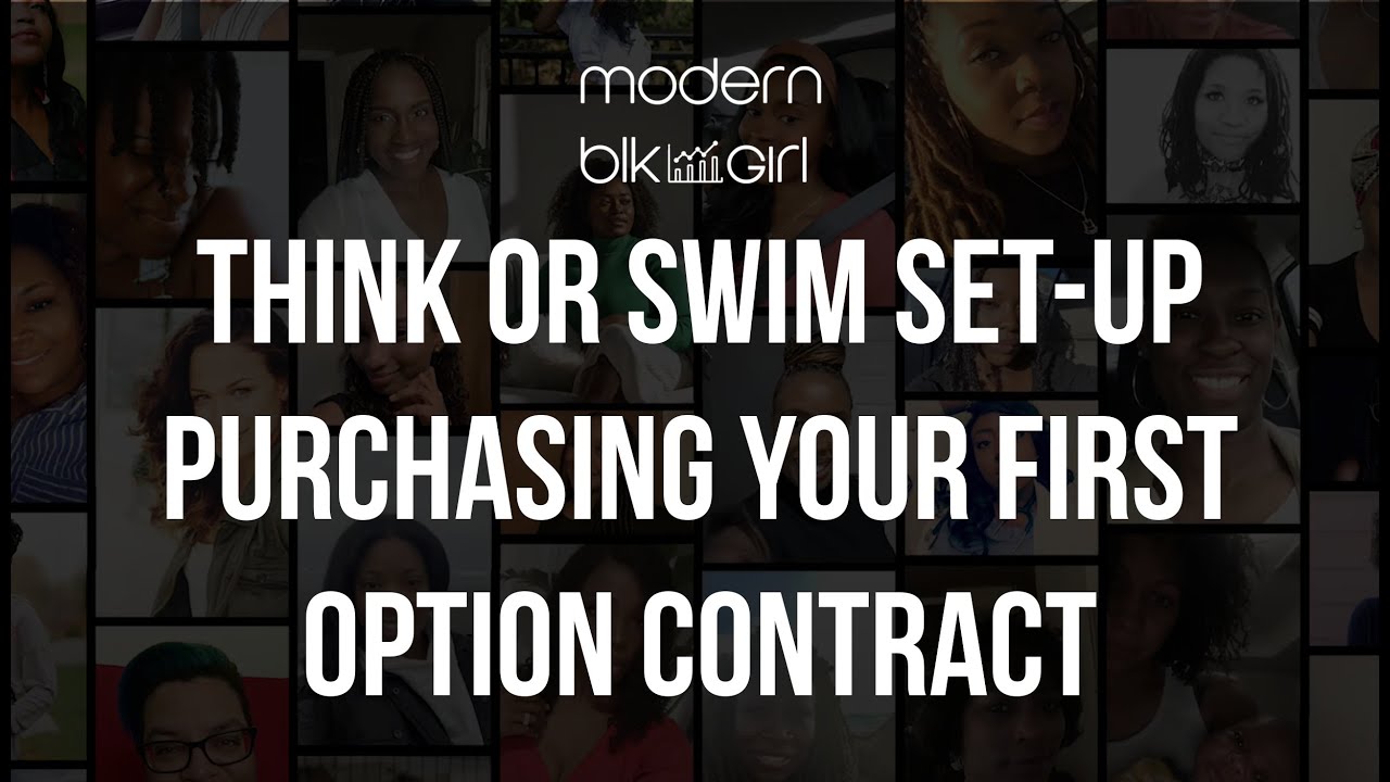 THINK OR SWIM SET UP - Purchasing Your First Option Contract - YouTube