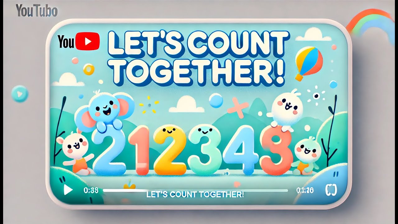 Let's Count Together! | 1-10 Number Song for Toddlers - YouTube