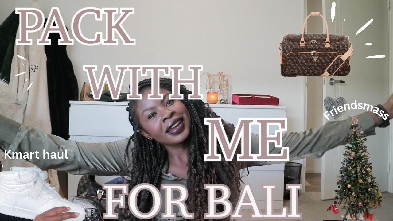PACK WITH ME FOR A HOT GIRL SUMMER VACATION | BALI | Kmart haul ...