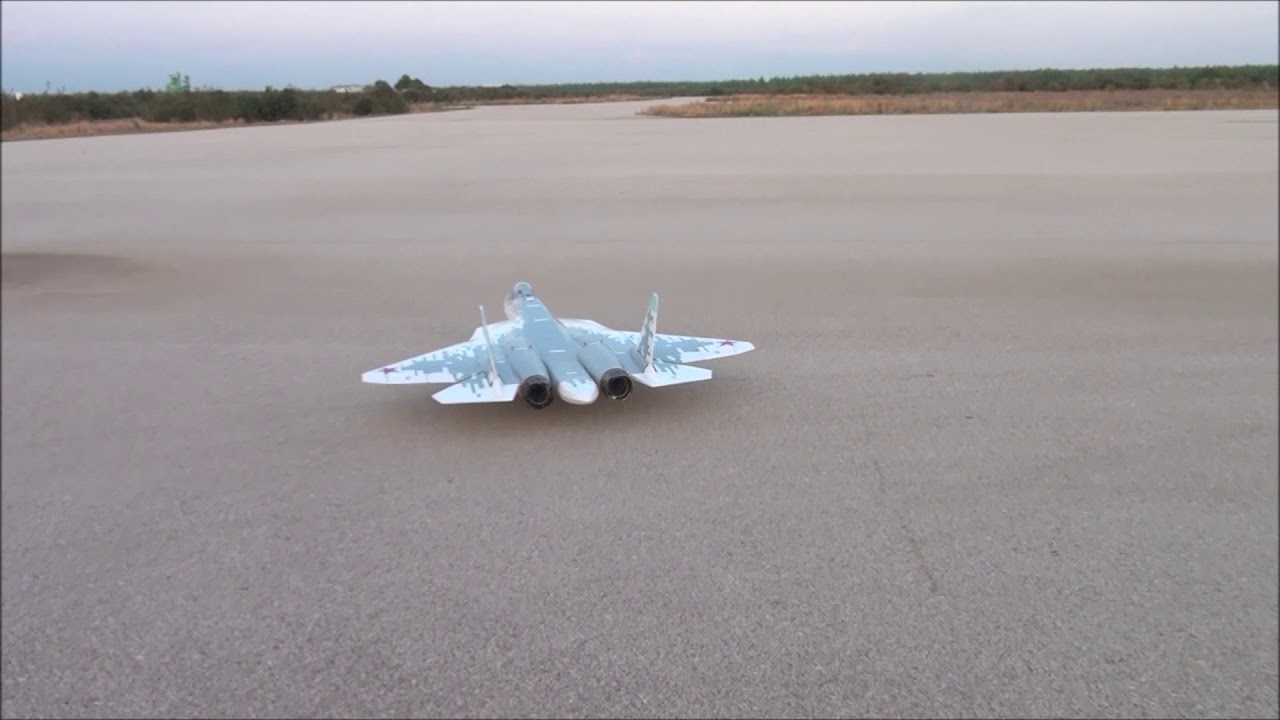 SU-57 RC JET - YouTube