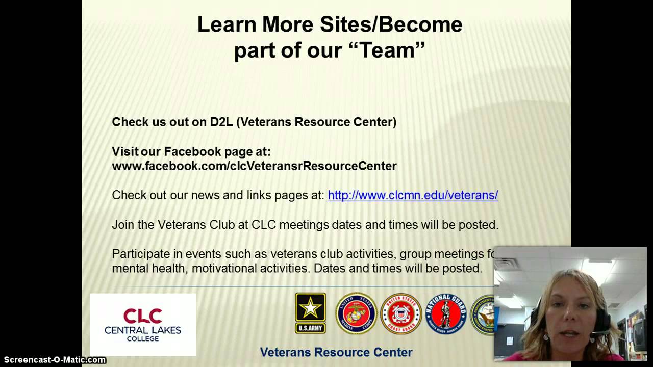 CLC Veterans Resource Orientation Part 1 - YouTube