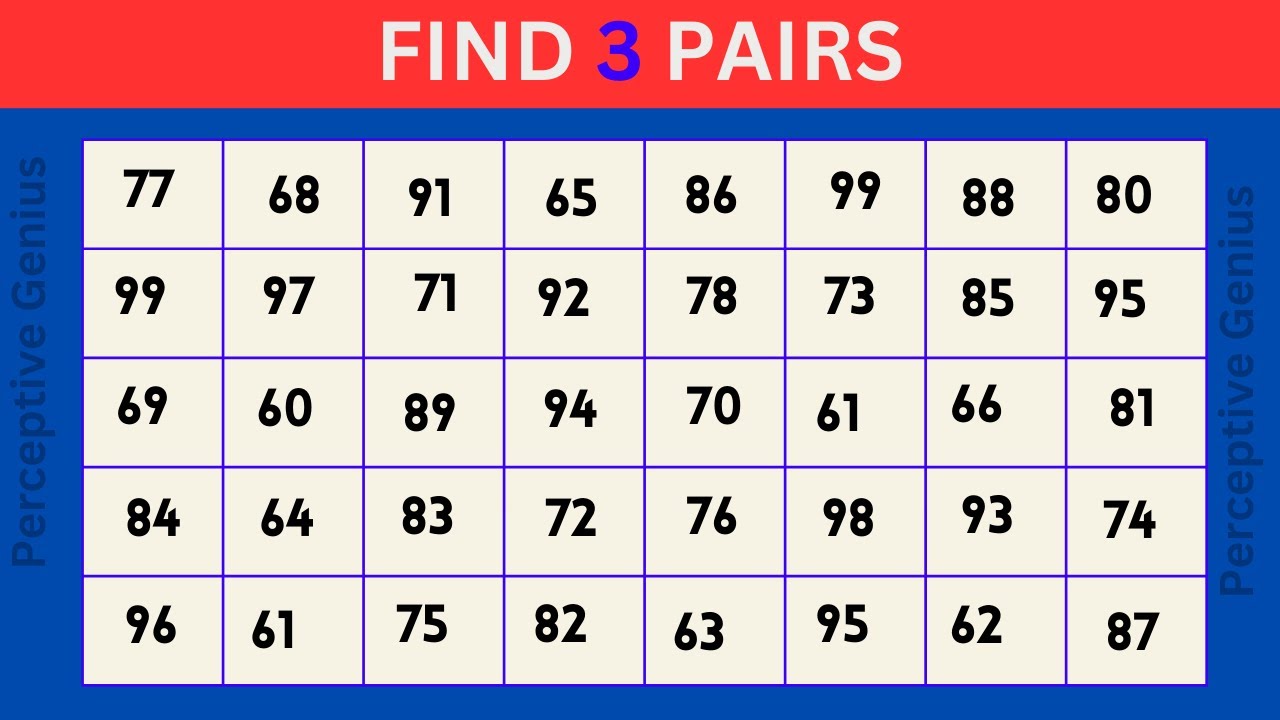 Number Search, "Unbelievable! " Brain Teasers Ahead! Test Your IQ ...