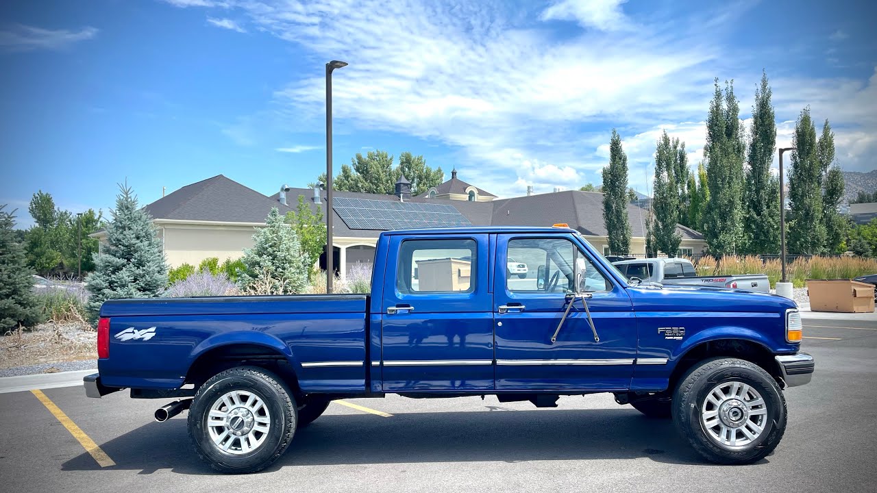 97 7.3 powerstroke manual trans - YouTube