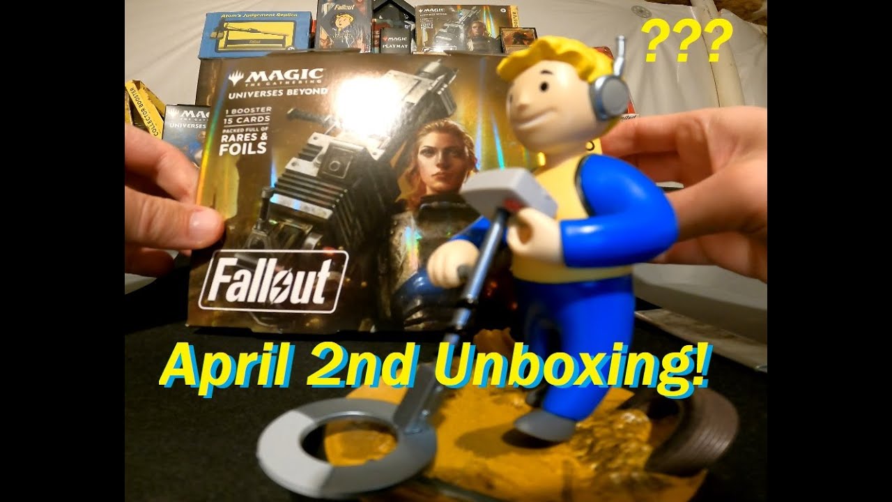 Magic The Gathering Fallout Collector Booster Deck Opening - YouTube