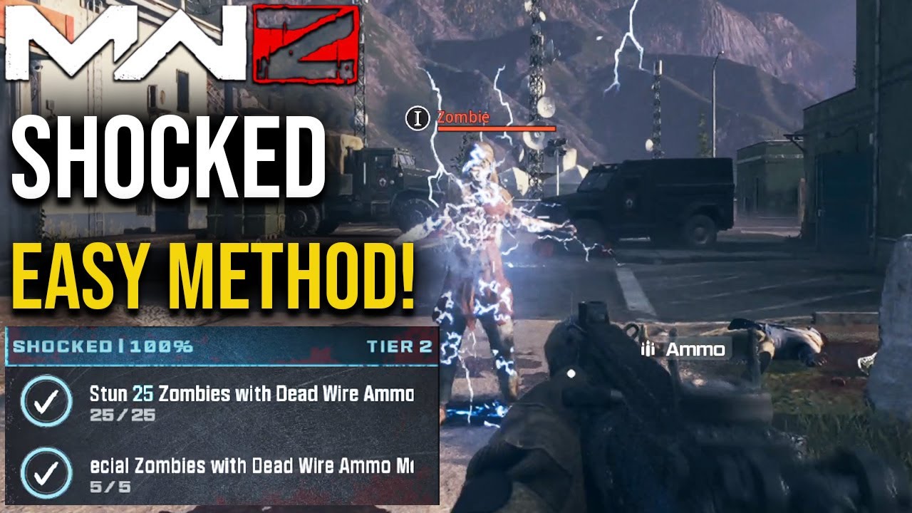 HOW TO COMPLETE SHOCKED IN ACT 2 COD MW3 ZOMBIES EASY - YouTube