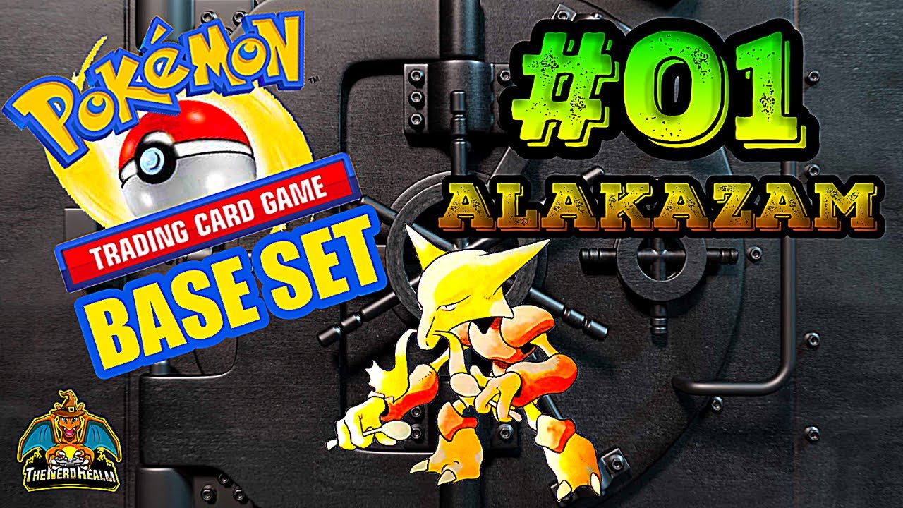 Pokemon Base Set #01 Alakazam | Card Vault - YouTube