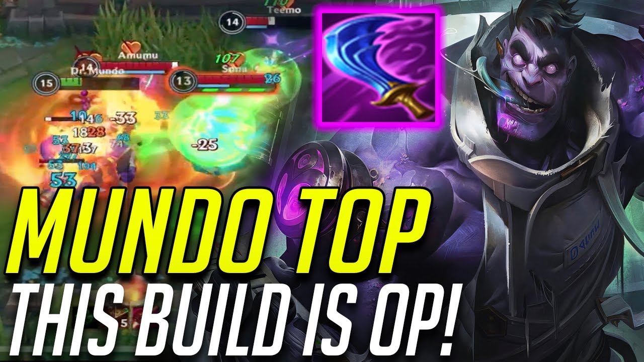 WILD RIFT DR. MUNDO IS OP WITH THIS BUILD ON THE BARON LANE - YouTube