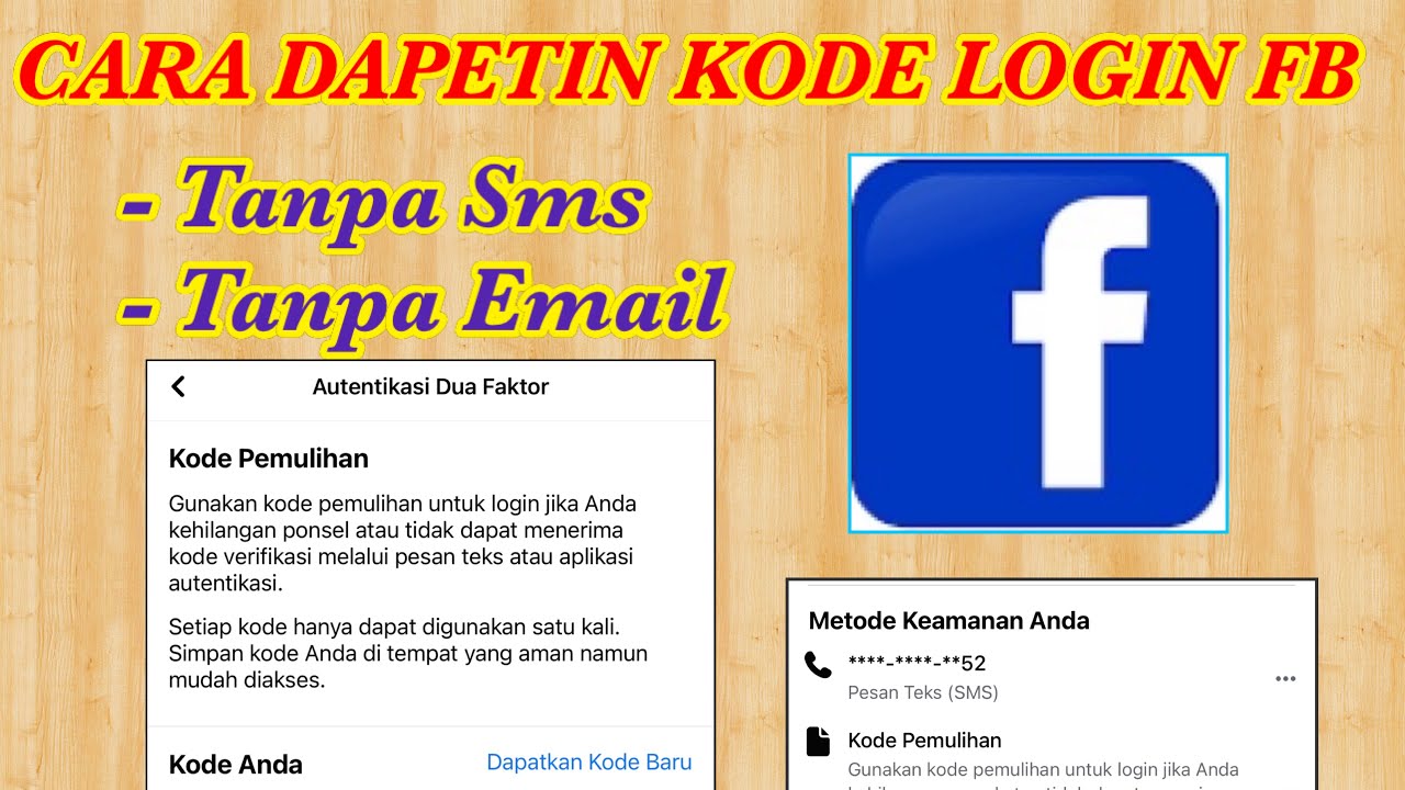 CARA MENDAPATKAN KODE LOGIN FB TANPA SMS DAN EMAIL|| Faihaats Channel ...