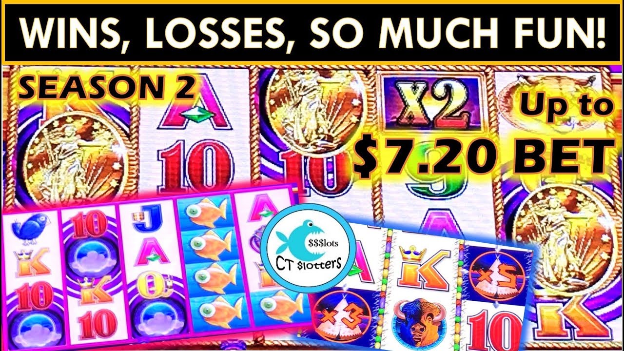 SUPER BIG SWINGS w/ CT SLOTTERS on WONDER 4 TALL FORTUNES SLOT MACHINE ...