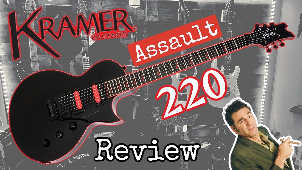 Kramer guitars Assault 220 review / my first time playing a Kramer ...