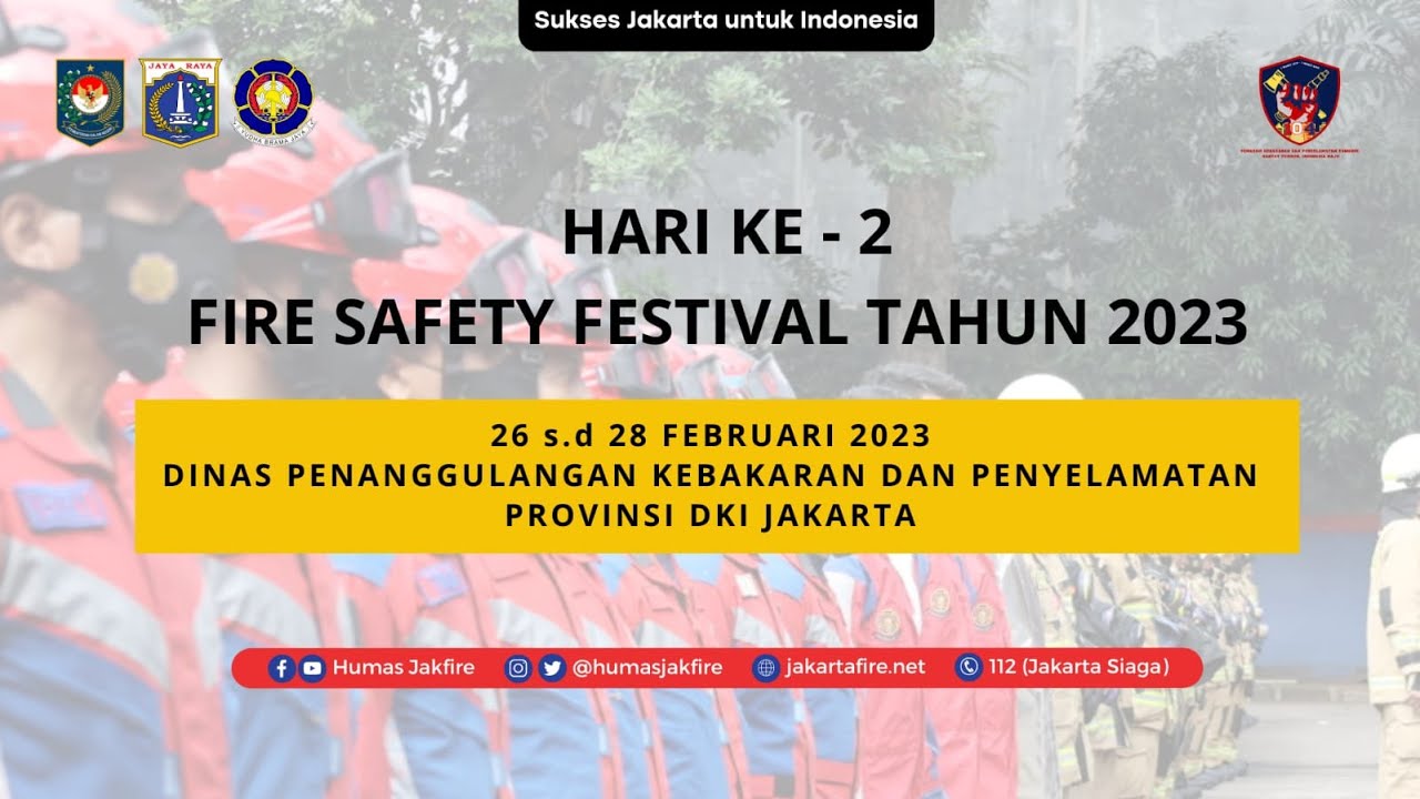 FIRE SAFETY FESTIVAL 2023 | HARI - 2 ( SESI 1) - YouTube