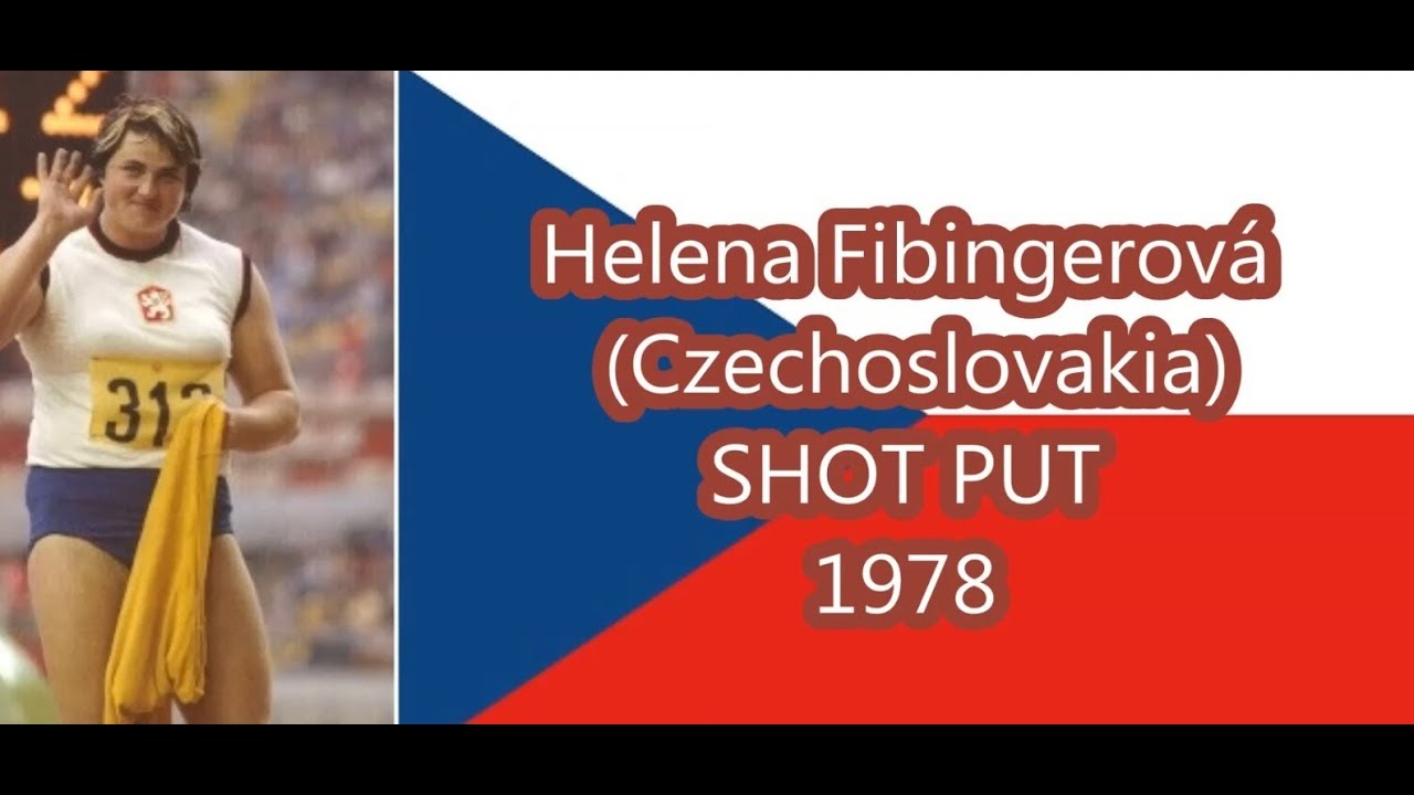 1978 Helena Fibingerová (Czechoslovakia) SHOT PUT (WORLD RECORDHOLDER ...