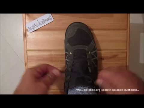 Nodo di sicurezza per le scarpe - YouTube