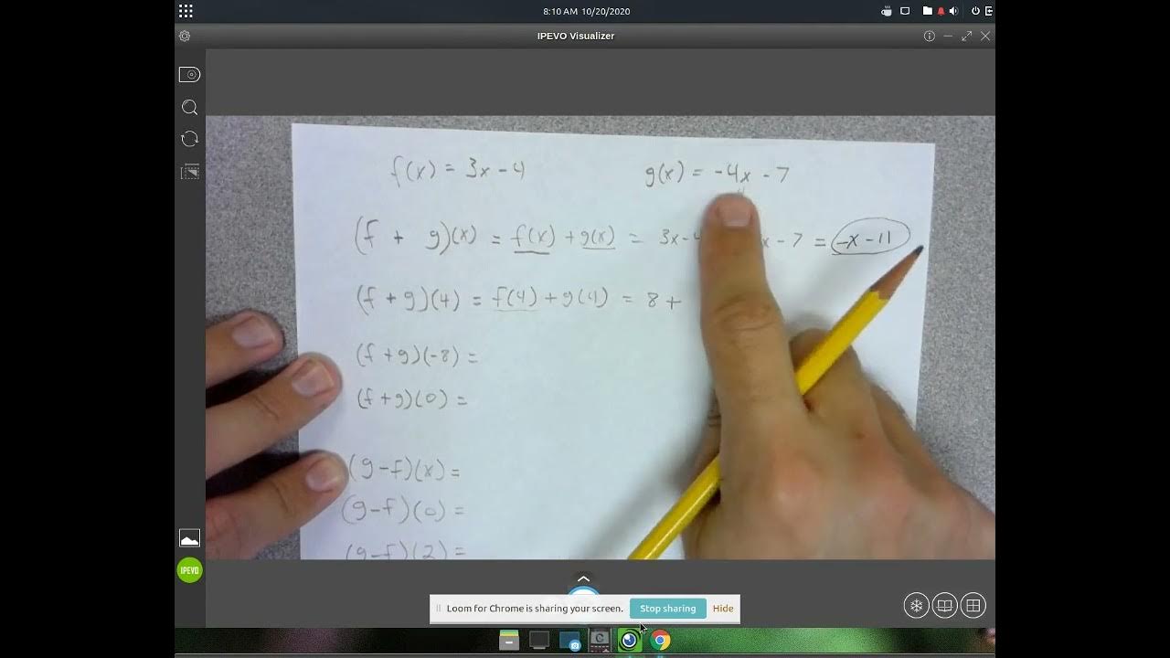 Add subtract functions - YouTube
