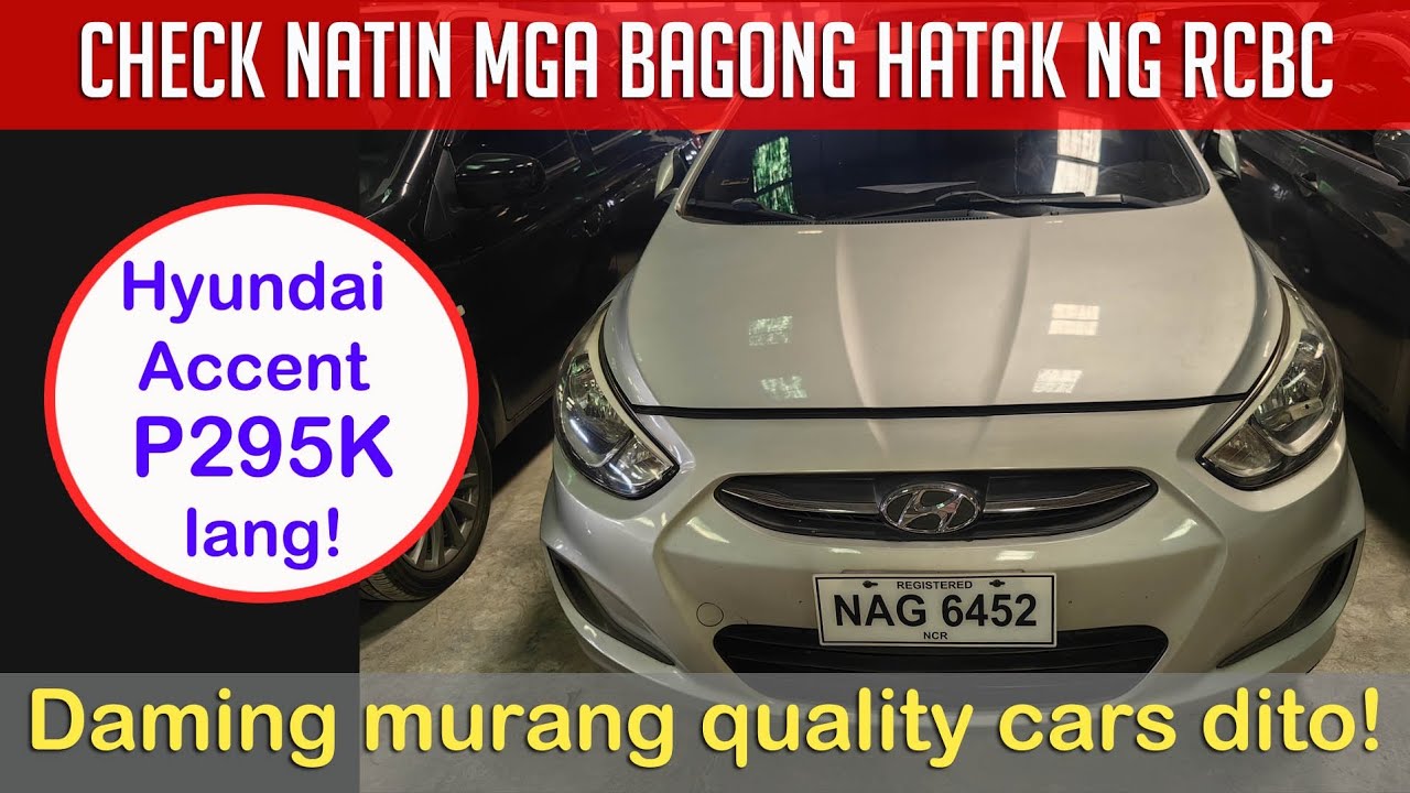 New batch of repossessed cars at RCBC warehouses. Cheap Pre-owned cars ...