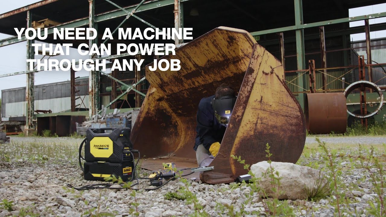 ESAB Renegade VOLT | Cordless, corded, and hybrid welding – all in one ...