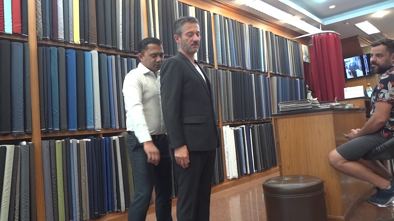 New Boston Tailor shop make suit, coat, pant and shirt at Khaosarn Road ...
