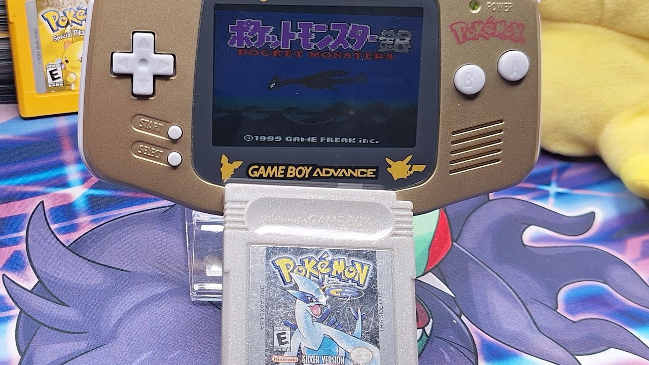 GBA Pokémon silver version gameplay - YouTube