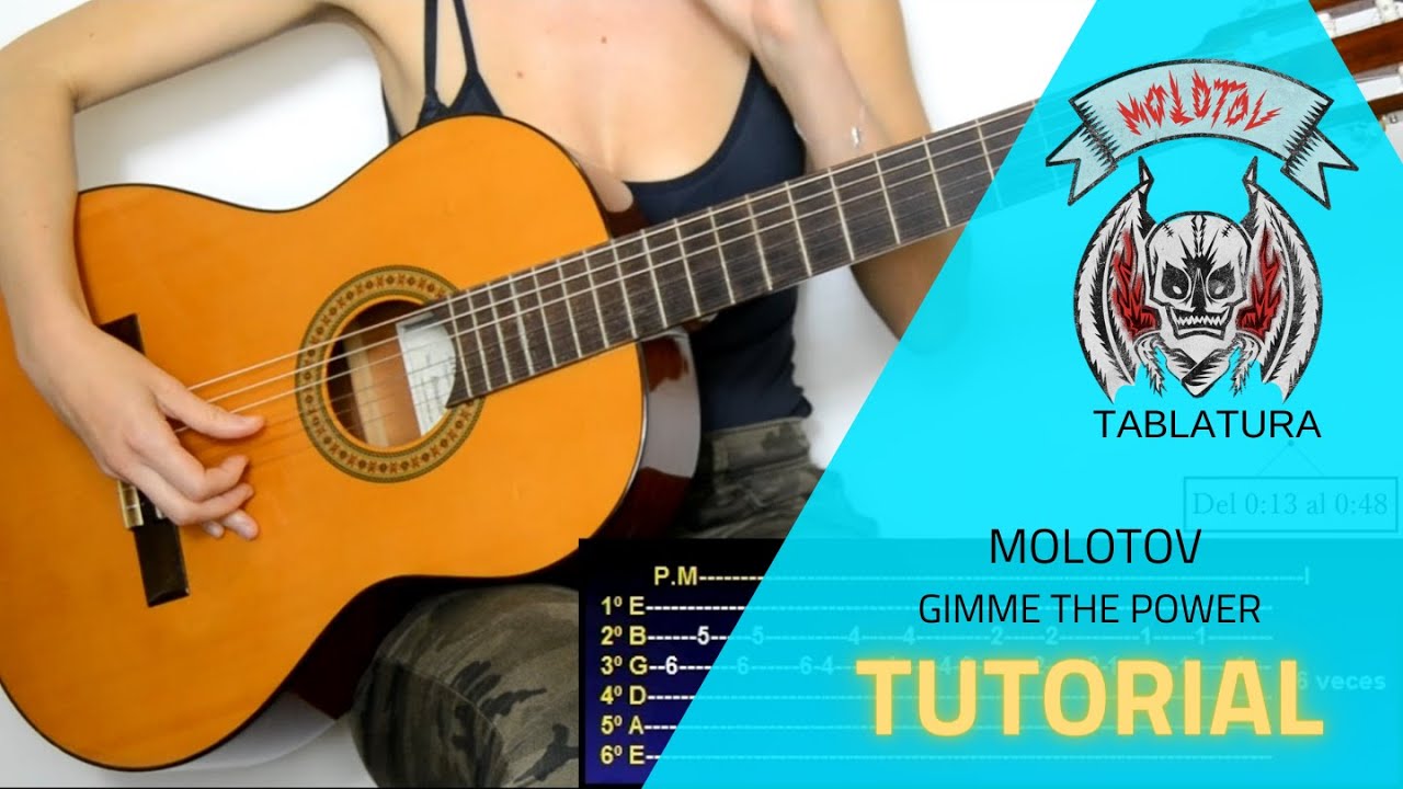 Gimme the power de Molotov (Tutorial de guitarra) / How to play - YouTube