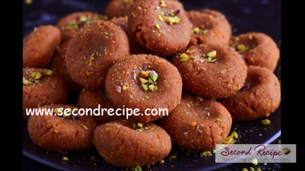 Mathura peda (with instant mawa & jaggery) - YouTube
