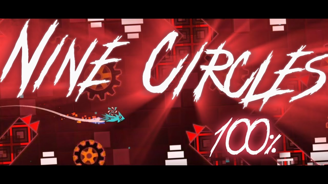 [4K] Nine Circles | 100% (Mobile) by Zobros | [Dolphin GD] | GD - YouTube
