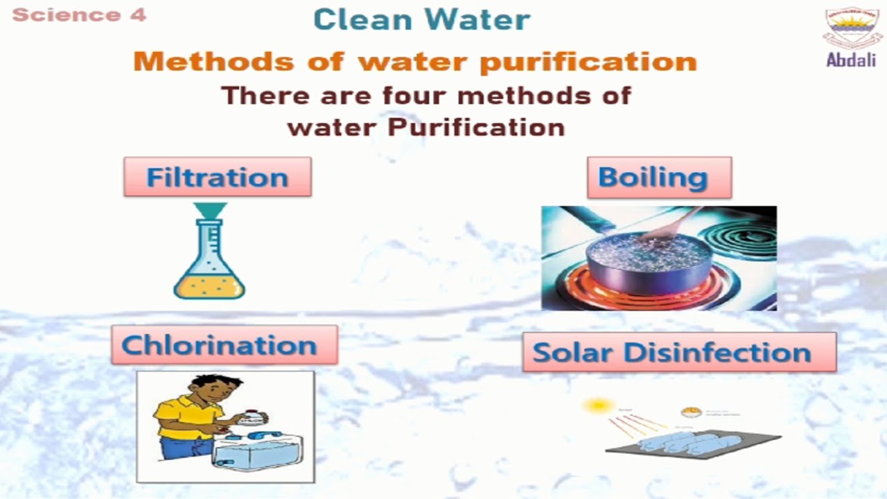 Methods of water purification | How to purify water? | Human Health ...