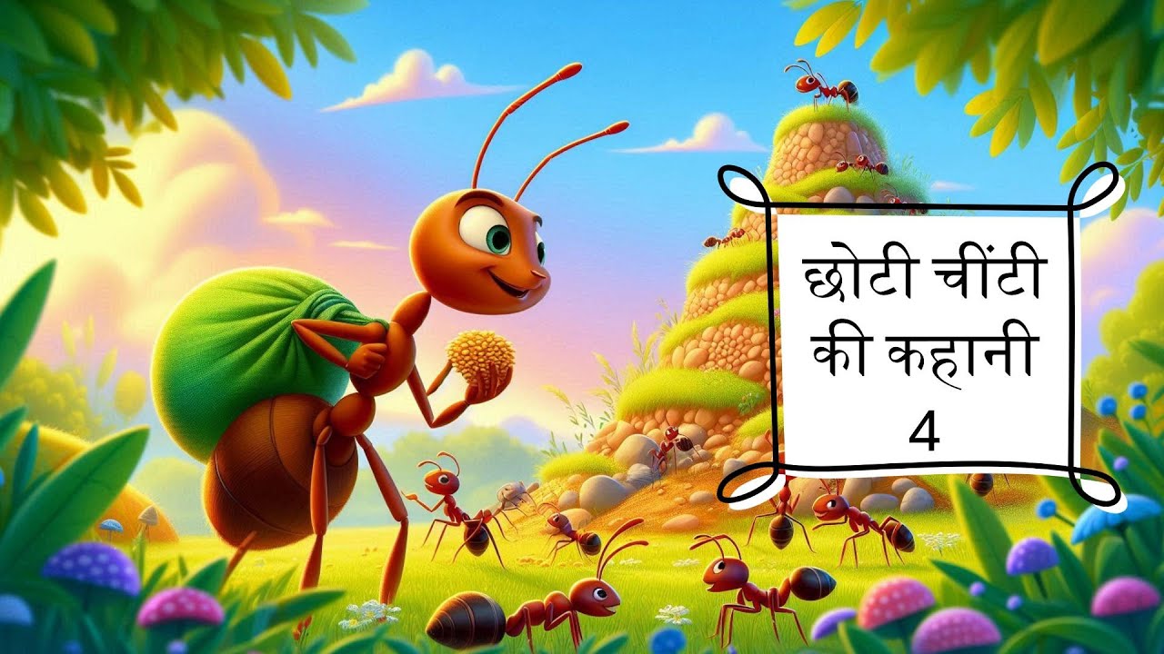 चीटीं की कहानी - 4 | Moral Story | short meaningful stories | preschool ...