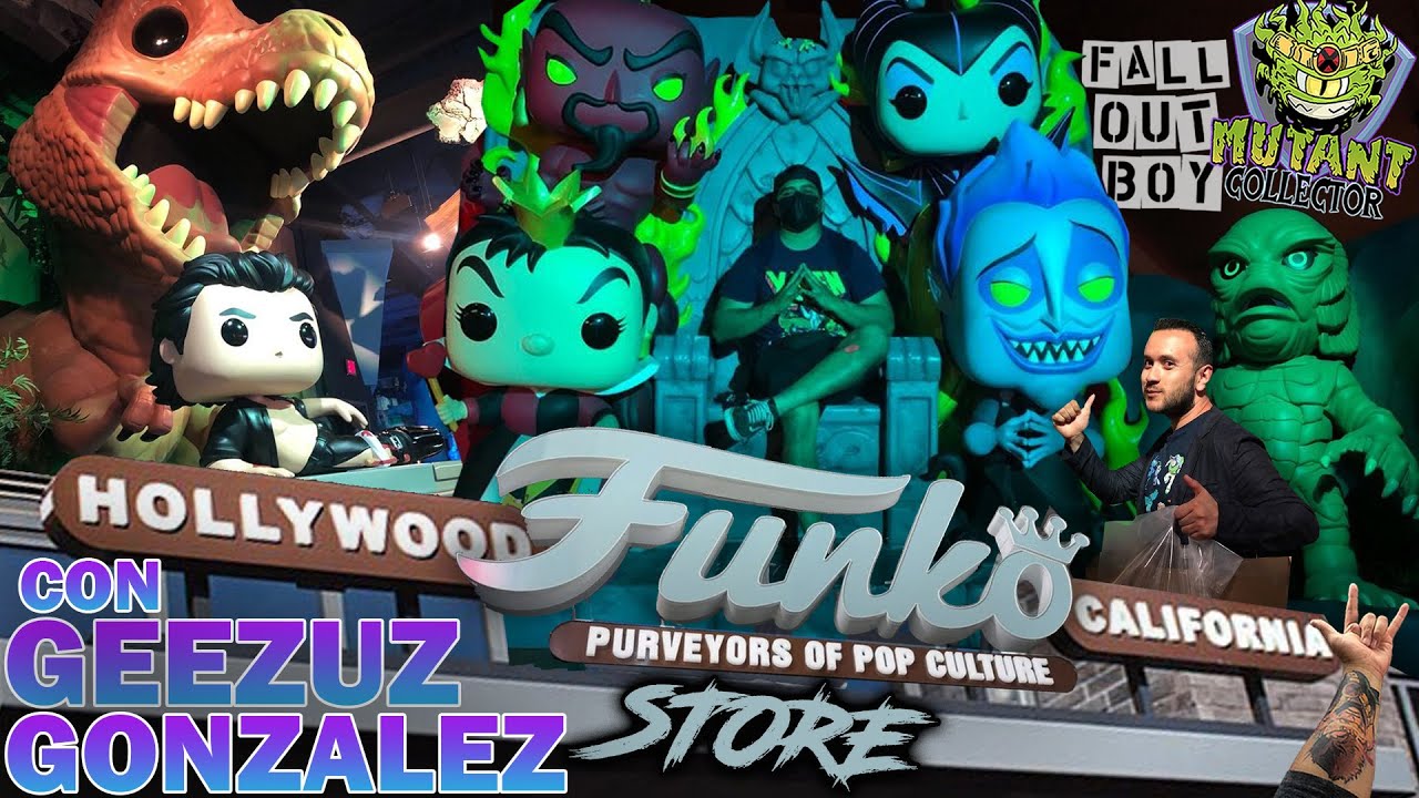 Visite la FUNKO STORE! más Grande en Hollywood! en compañía de ...