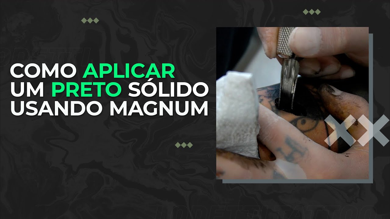 Como Aplicar um Preto Solido usando MAGNUM - YouTube